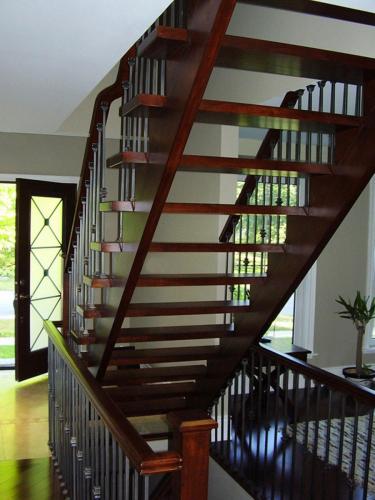 Open Risers Stairs Gallery – CUSTOM STAIRS & RAILING LTD.