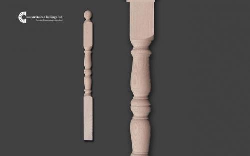 Wooden Spindles & Posts – CUSTOM STAIRS & RAILING LTD.